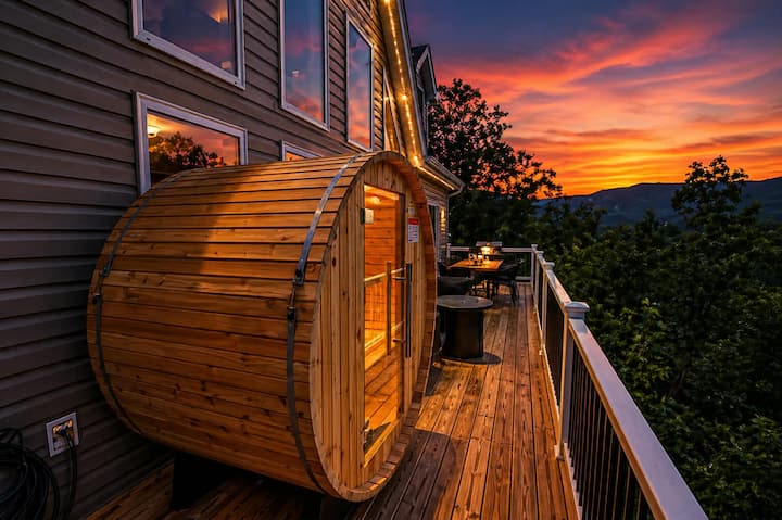 Luxe Lodge Designer Decorated Hot Tub Slope Views - Massanutten, VA