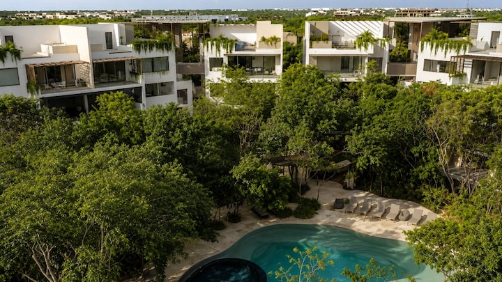Luxurious Ph 3 Bed. Fully Equipped With Pool 402 Sur - Tulum