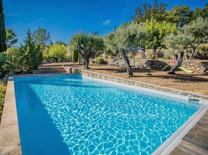 Magnifique Mas Avec Piscine, Clim Et Grand Jardi - Fayence