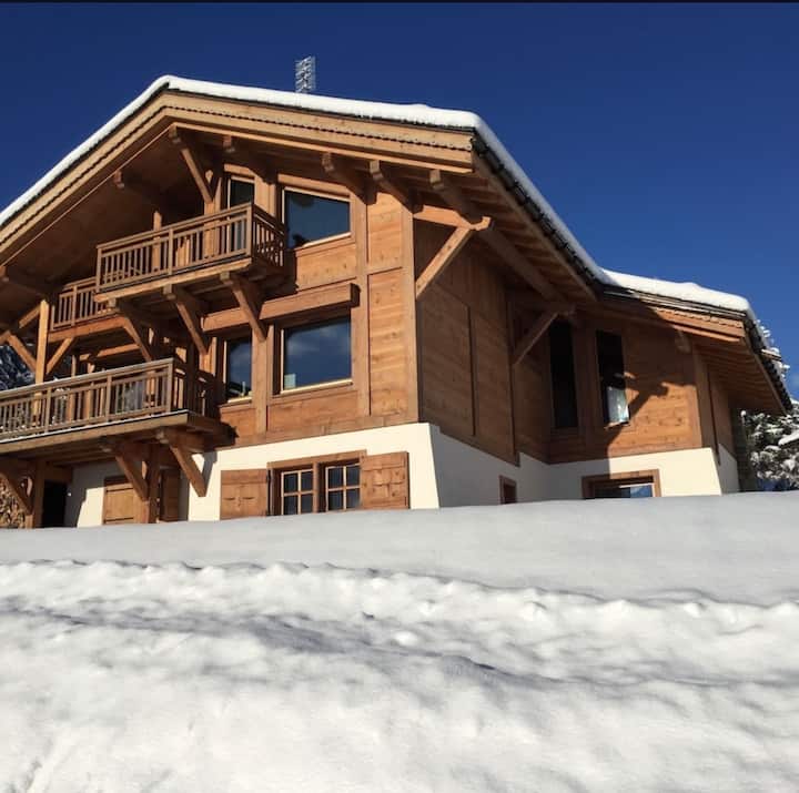 Magnifique Chalet Ouvert Sur Le Mont Blanc - Sallanches
