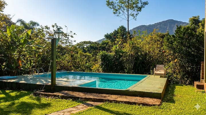 Refúgio Casal Na Mata: Suíte E Piscina Natural - Trindade