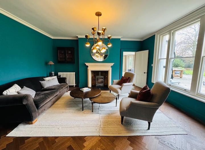 Boutique Georgian Mansion Nr Winchester Sleeps 15 - Southampton