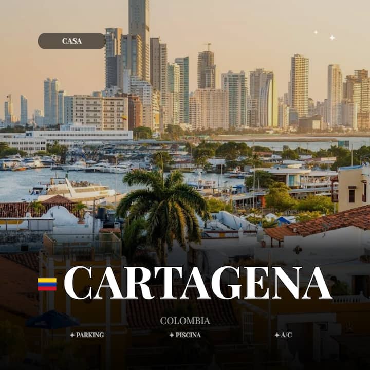 Charming House+pool+wifi+parking+ac+tv@cartagena - Cartagena