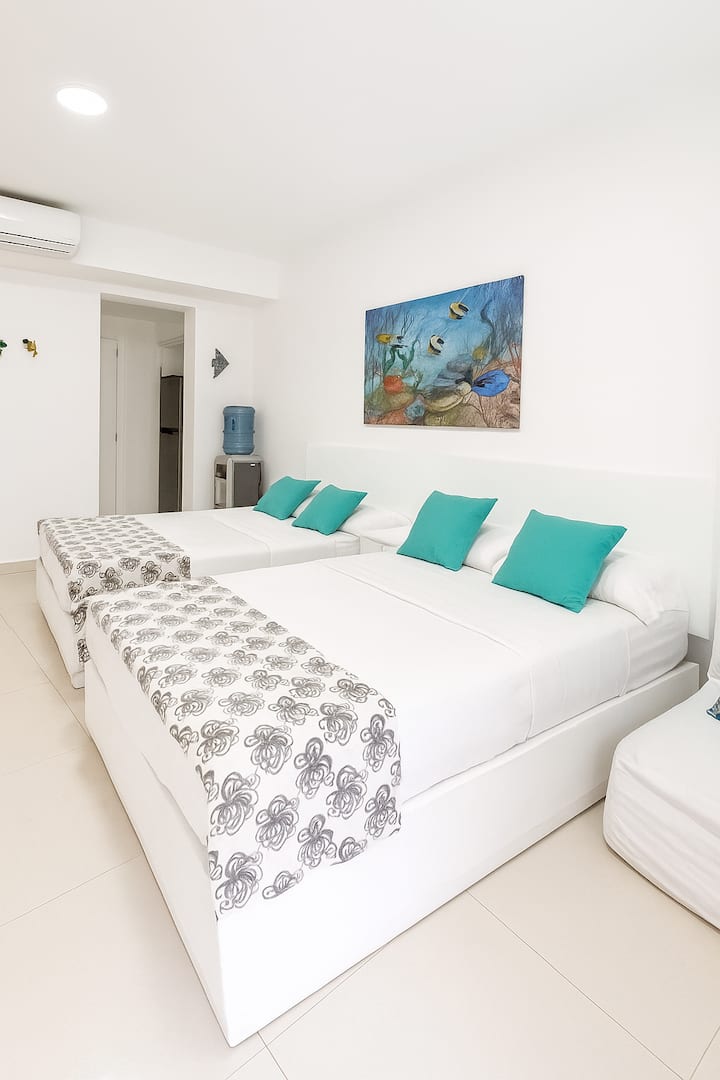 Apartaestudio Remodelado Hansa Reef - San Andrés