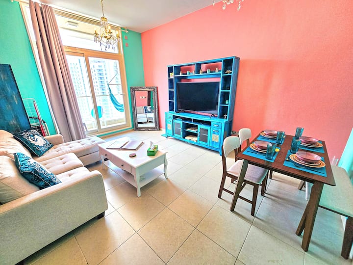Sea View Tropical Getaway; High Floor - Abu Dhabi