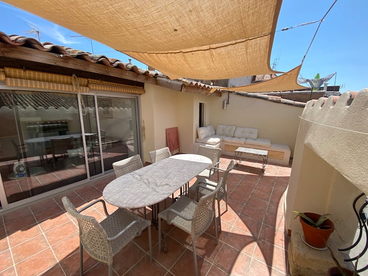 Appartement Avec Terrasse Et Vue Sur Les Toits - Marseillan