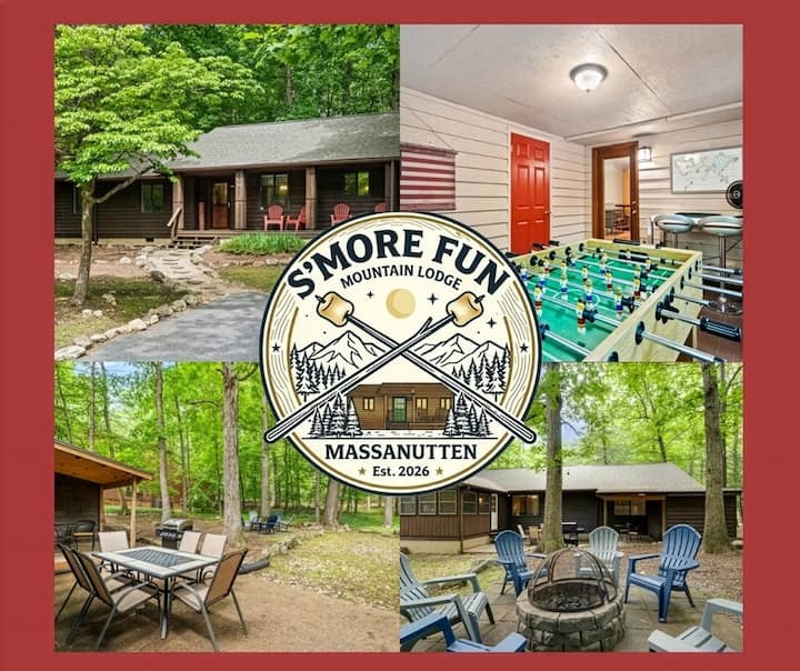 Serene & Stylish Lodge. Sleeps 10, Game/sunroom - Massanutten, VA