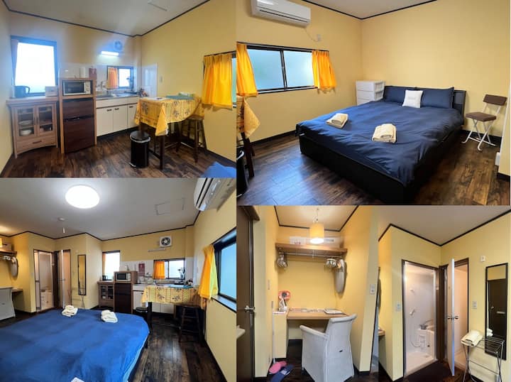 Studio Ensoleillé, Centre Ville. - 霧島市