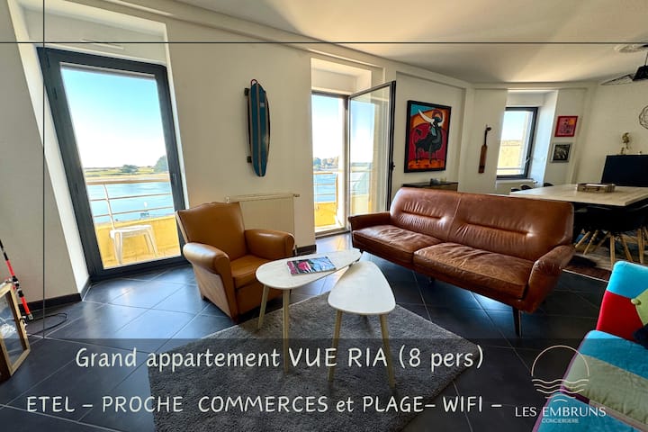 Bel Appartement De 105m2 Vue Ria D'etel - Plouhinec