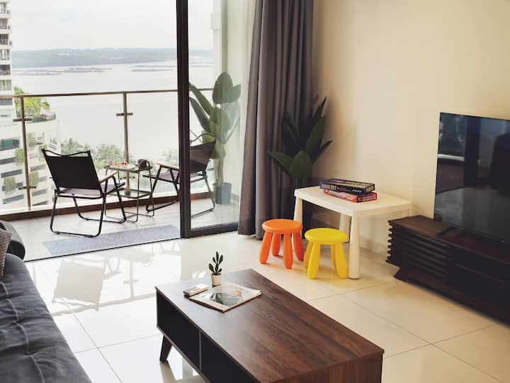 Danga Bay 3br - Secret Lounge | Netflix | Dryer - Johor Bahru
