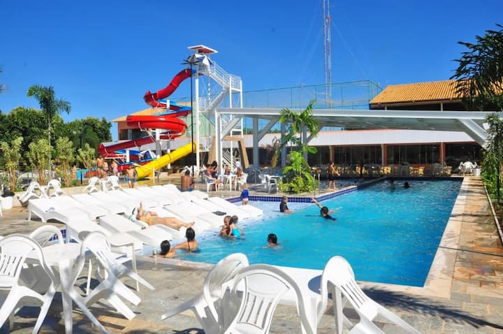 Flat 1 Suíte - Pq Aquático 24hs - Caldas Novas