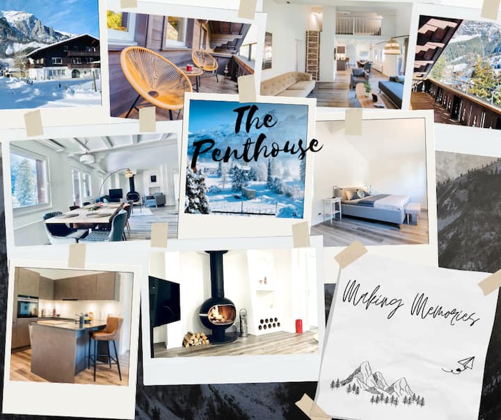 Unique Penthouse With Gallery And Mountain View - Kandersteg