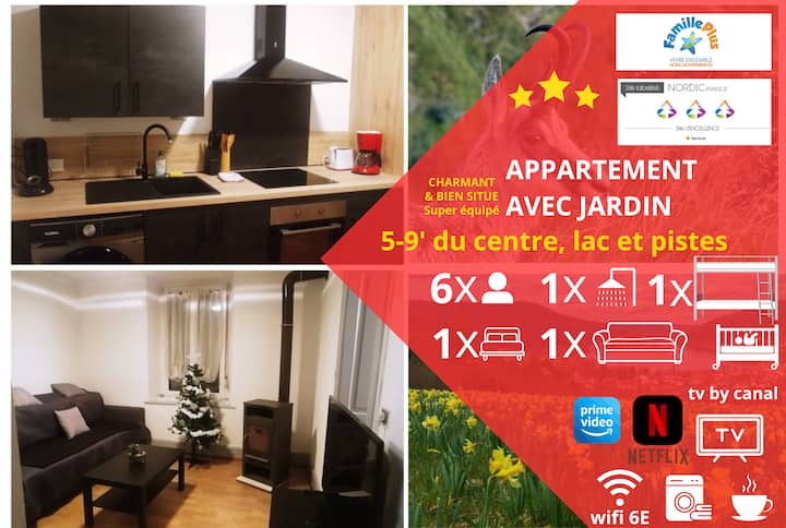 Joli Appartement Fonctionnel - Gérardmer