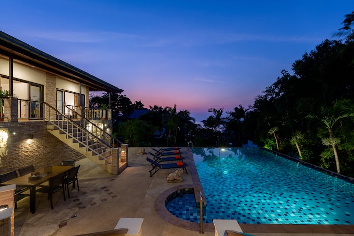 Villa Tigerlily - 4 Bed Seaview Private Pool Villa - Koh Samui