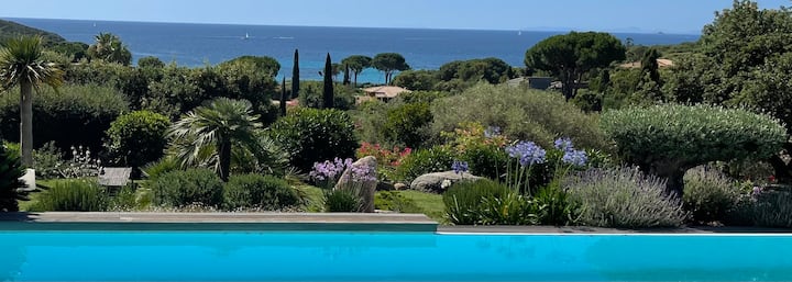 Villa De Standing Dans Domaine Privé Avec Vue Mer - Zonza