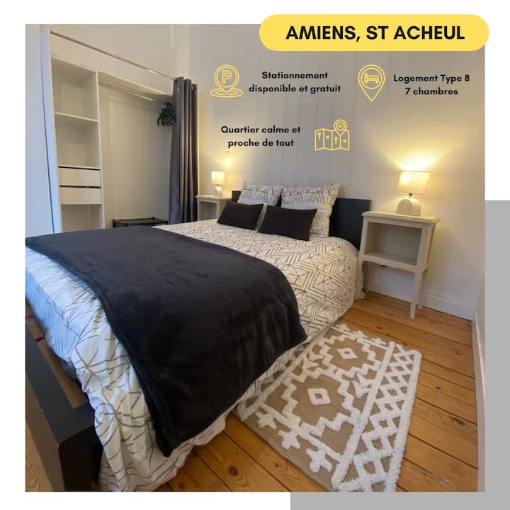 La Grande Amiénoise De 7 Chambres - Amiens