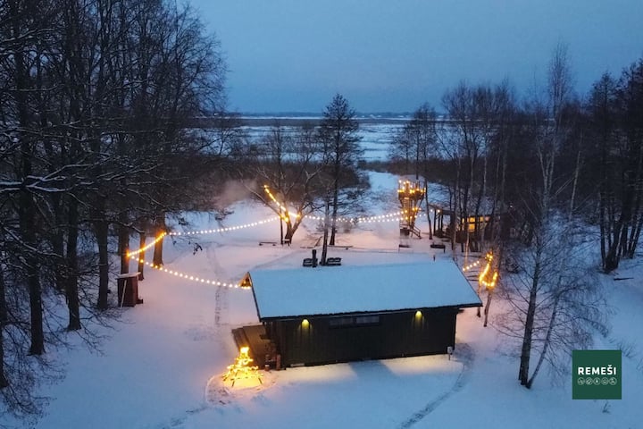 New Cabin Next To Lake Babīte, 30km From Riga - Latvia