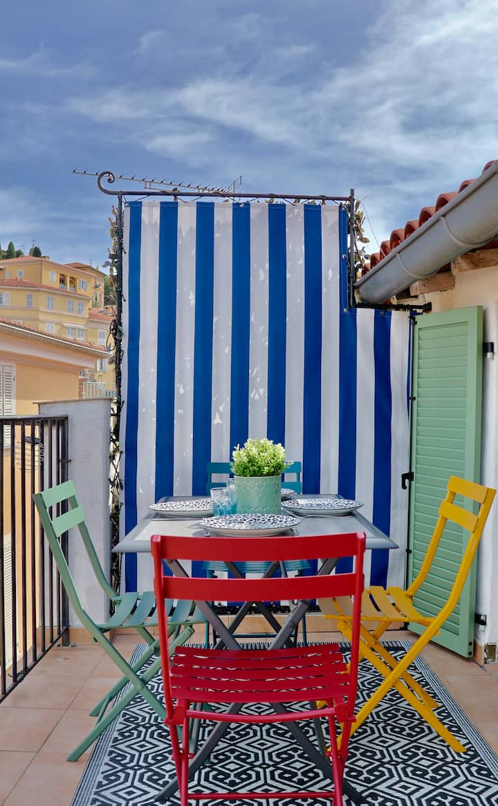 Vieille Ville, Plein Centre Avec Terrasse Et Clim - Nice