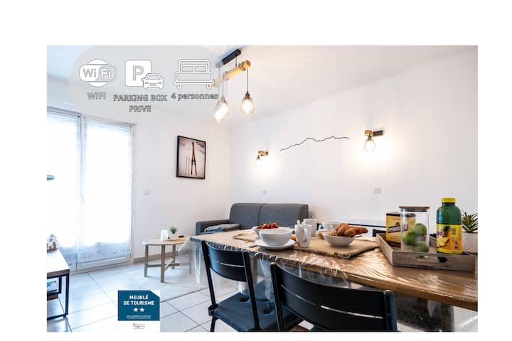 Appartement T3 Résidence Calme Hyper Centre - Briançon