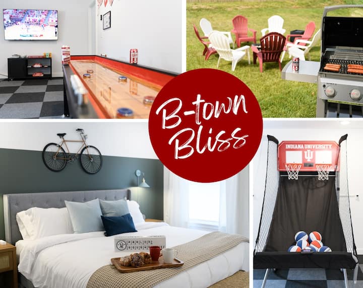 Game Room | Fire Pit | 7 Min To Campus & Stadium - Bloomington, IN