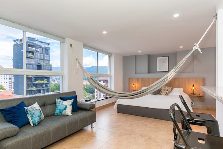 Beautiful Loft El Poblado 800 Mbps Near Provenza - Medellín