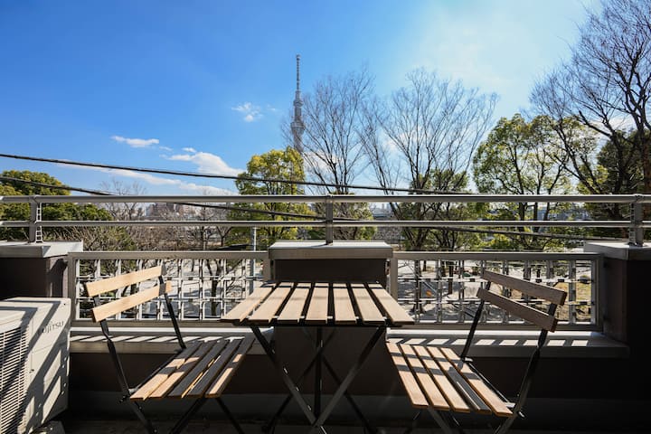 Skytree View | 72㎡ | 5 Min To Asakusa Sta. - Ueno