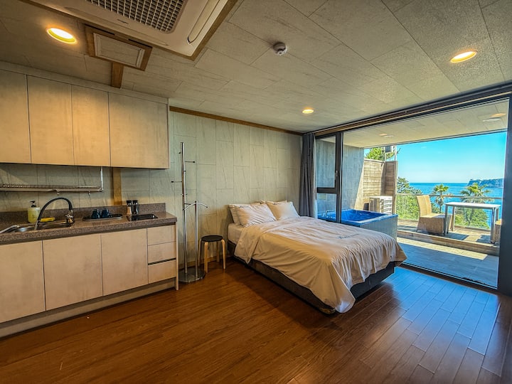 #Etage1 #Mer #Pool #Déjeuner #Jacuzzi #Bbq - Seogwipo-si