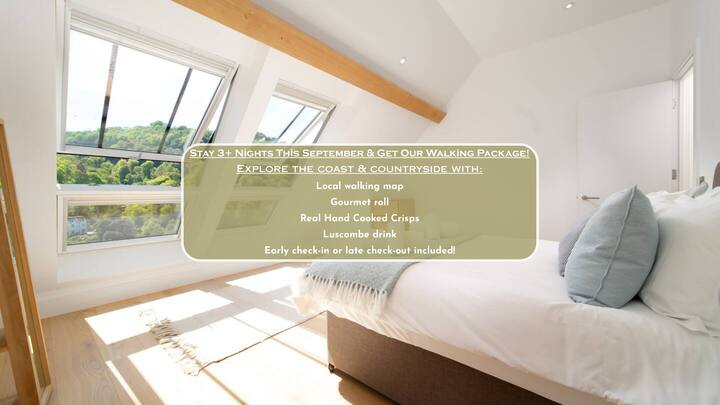 Chic Valley View Stay | Balcony | Parking | 2bed - Lynmouth