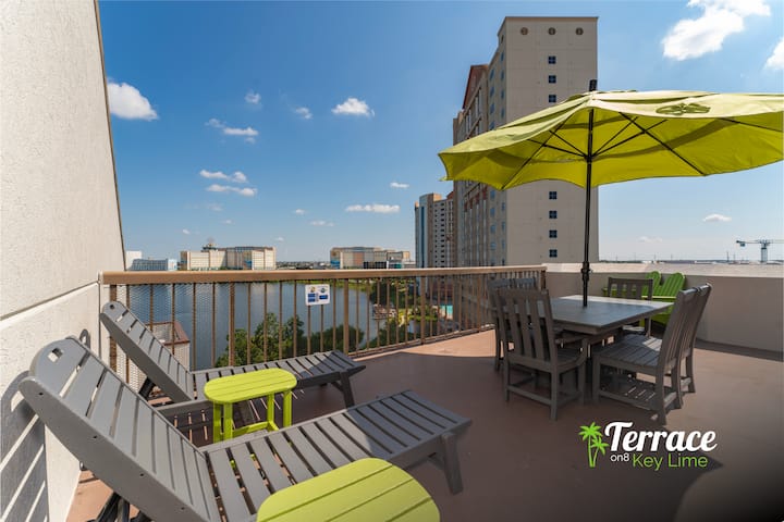 Serene 2br Escape Near Universal W/private Terrace - Orlando