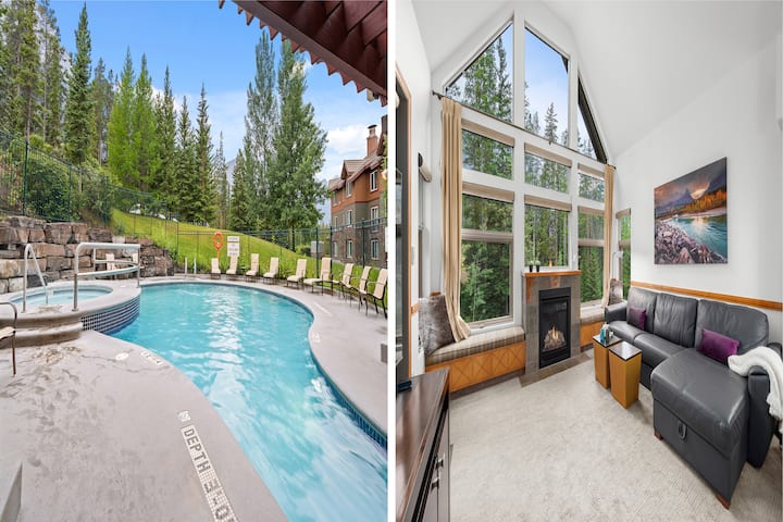 Penthouse | Pool & Hottub & Sauna | Mountain Views - 坎莫爾
