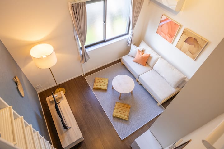 【長期滞在用】新築貸切ロフト/海まで7分/江ノ島、鎌倉観光の拠点に/ゆったり貸し切り3人まで - Yokohama