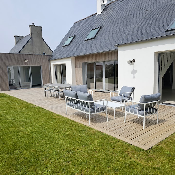 Villa Avec Piscine Intérieure à 5mn à Pied Plage - Plouguerneau
