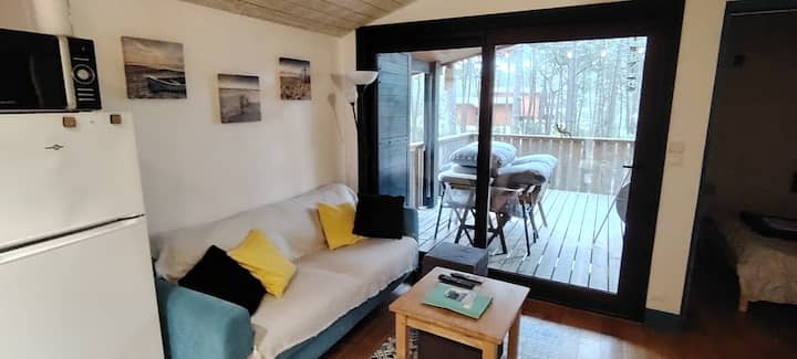 Chalet 3 Pièces Dans La Pinède - Carcans