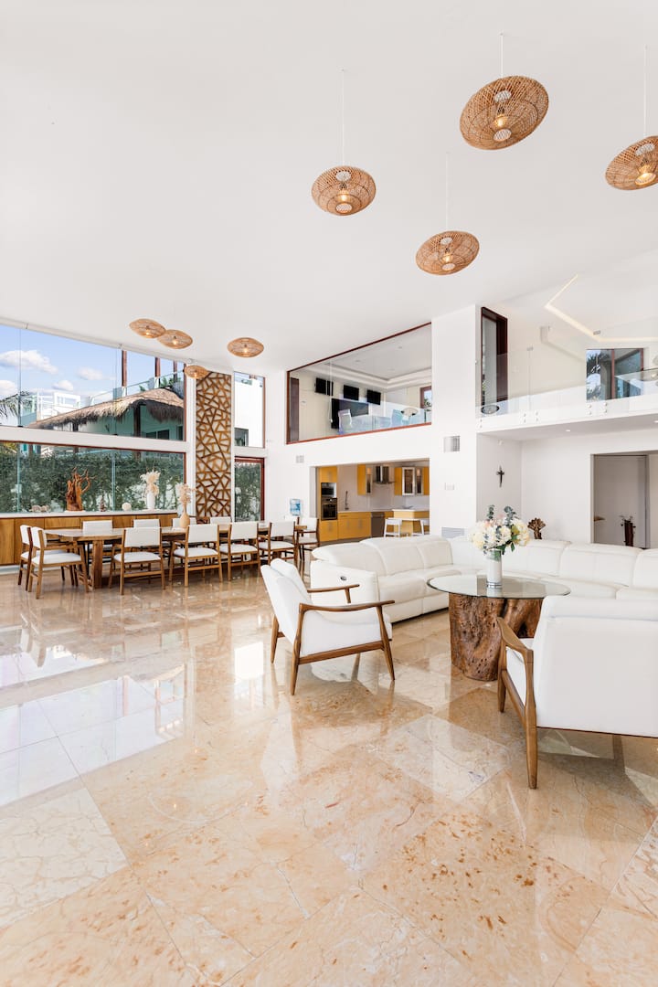 Villa Azul Maya Ocean View Private Chef Included - Isla Mujeres