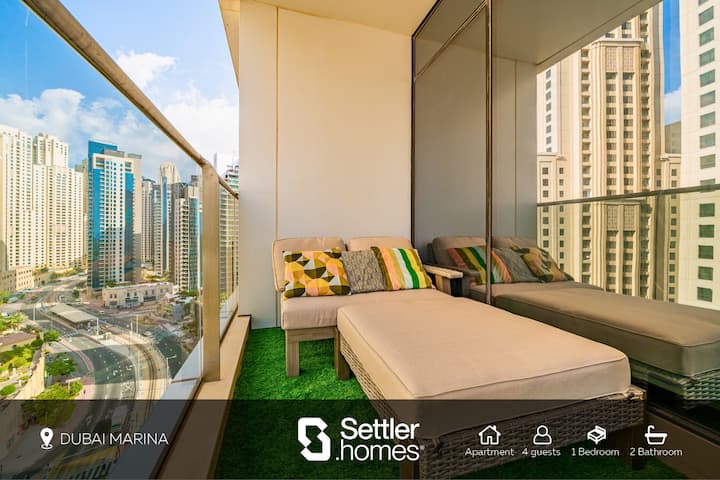 Settlerhomes | Sparkle Tower 2 | Stunning Views - Dubai Marina