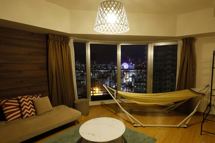 Susukino Tower Mansion, Spectacular Views, Famiry. - Sapporo