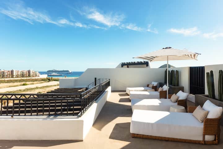 Ph Cabo Coastal+rooftop +Pool Walk To The Beach ! - Cabo San Lucas