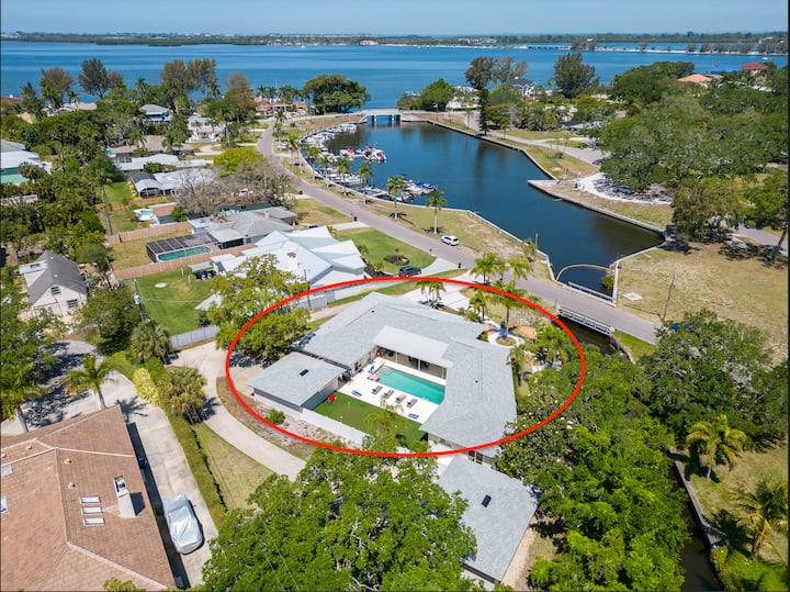 Bay View,manatees,pool, Recroom,large Home,fishing - Bradenton, FL