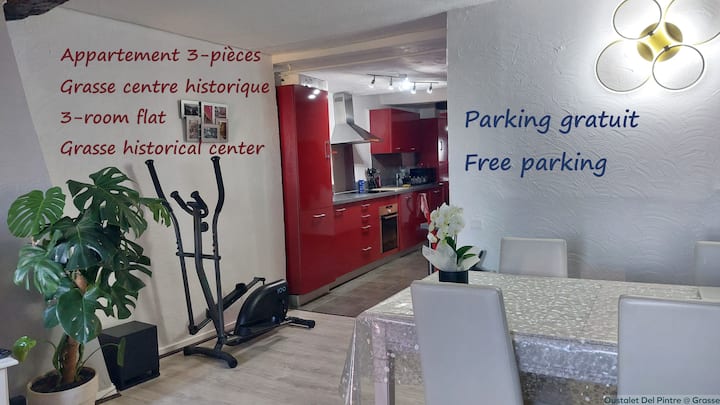 Oustalet Del Pintre @ Grasse, 3 Pièces Chaleureux - Grasse