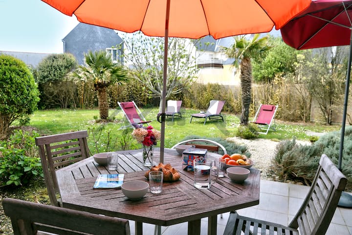 Localise - La Villa Blanche  - Côté Jardin - Pont-l'Abbé