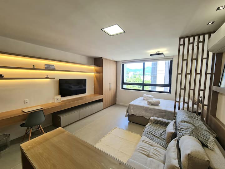 Complete Studio - Wi-fi, A/c & Close To Metro - Rio de Janeiro