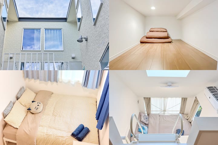 宿栖東京-宿栖渋谷/西新宿五丁目駅徒步4分/loft/双人床+单人阁楼床垫/101室 - 澀谷區