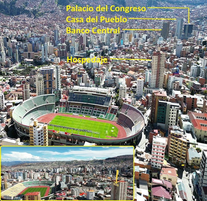 Estadias Largas, Ubicacion Privilegiada. - La Paz (Bolívia)