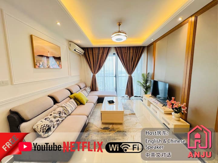 Majestic Seaview 2brunit R&f Princess Cove By Anju - Johor Bahru