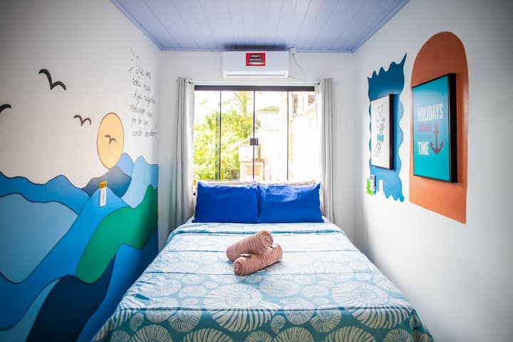 Escolha Mar E Agito: 100m Praia/200m Pacífico Bar! - Penha