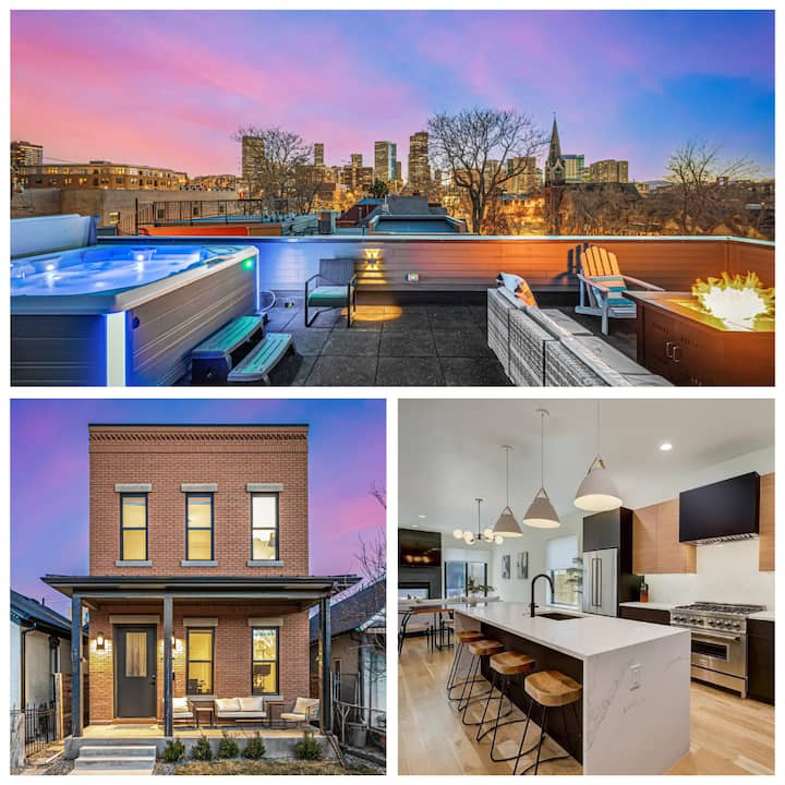 Luxury 4br W/ Rooftop Hot Tub In Rino - Denver, CO
