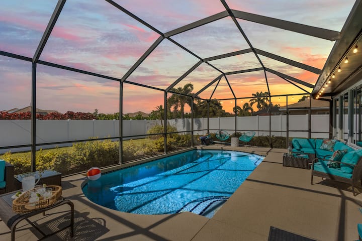 6 Miles To Ami & Img! Heated Pool Fire Pit Dog Ok! - Bradenton, FL