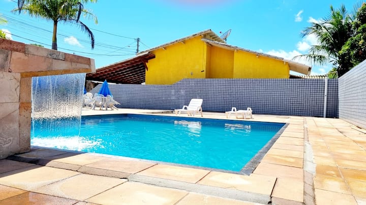 Casa Prática E Confortável Em Condomínio C Piscina - Prado