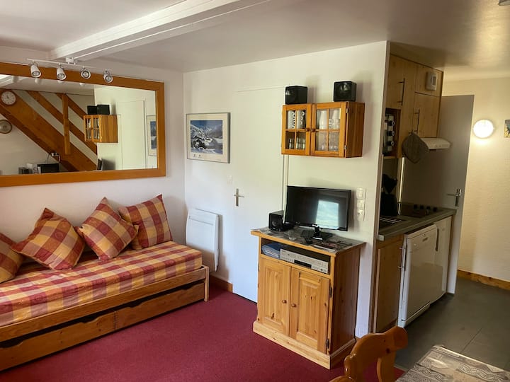 Les Menuires Apt Duplex 9psur Piste - Val Thorens