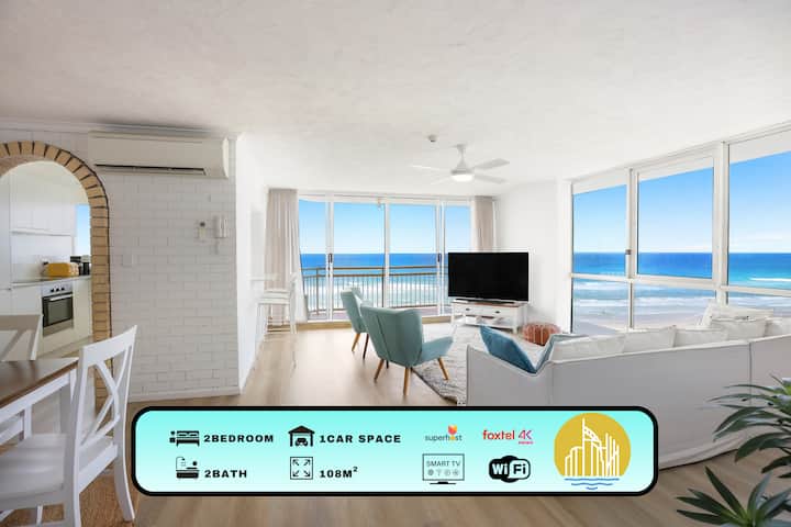 Seacrest 2br Remodeled Apartment - Ocean Views - Gold Coast
